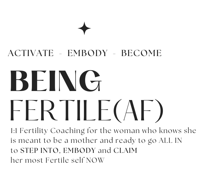 Being Fertile AF 1:1 - Cara Lennan Fertility Mind Body Energetics Coach